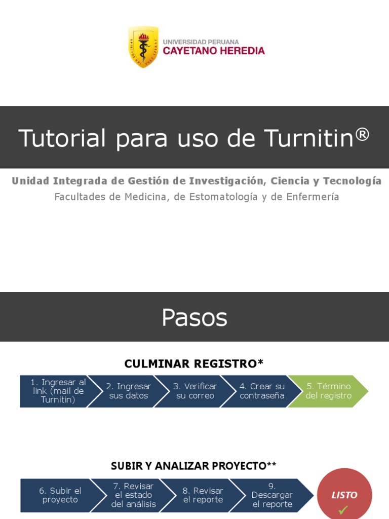 Tutorial para Uso de Turnitin | PDF | Contraseña | Informática