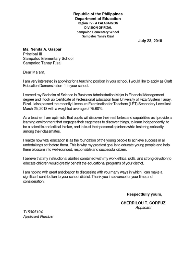 Republic of The Philippines Department of Education | PDF