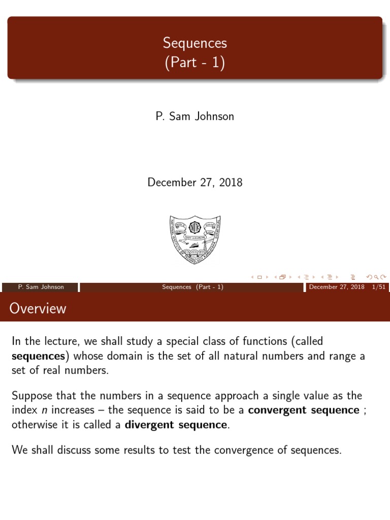 Sequences (Part 1) | PDF | Sequence | Function (Mathematics)