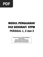 Nota Geografi STPM P1 | PDF