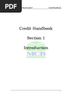 Sample Credit Policies and Procedures Manual | PDF | Loans | Credit