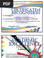 Certificate Intrams Winners - Short | PDF