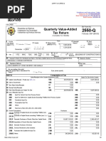 VAT Return Form for 2025 Q1 | PDF | Value Added Tax | Taxes
