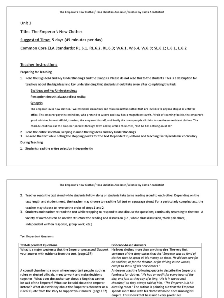 Teaching The Emperor's New Clothes | PDF