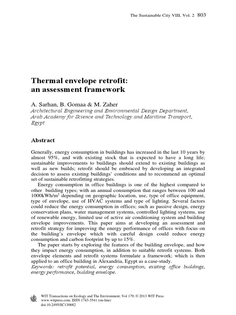 Thermal Envelope Retrofit | PDF | Heat Transfer | Window