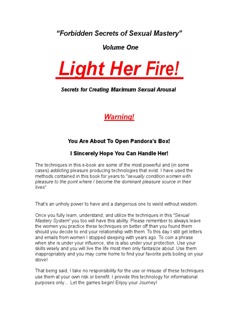 Light Her Fire | PDF | Orgasm | Obsessive–Compulsive Disorder