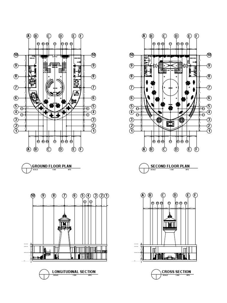 Plans and Section of Marina | PDF