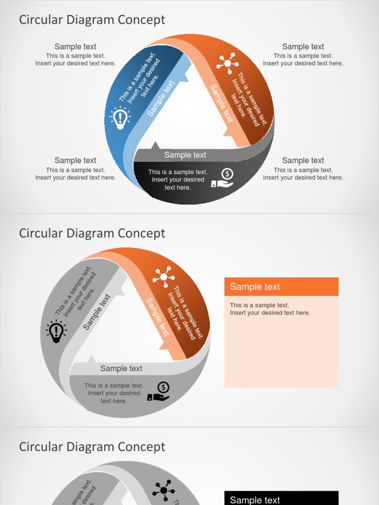 Circular Diagram Concept: Sample Text Sample Text | PDF | Career ...