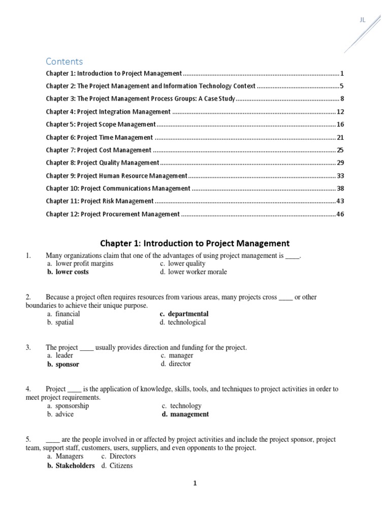 PJM MCQ | PDF | Project Management | Software Development