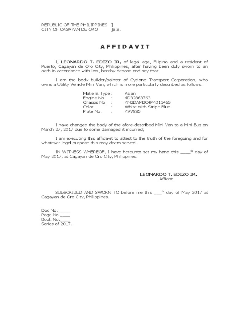 Change Color | Download Free PDF | Affidavit | Philippines