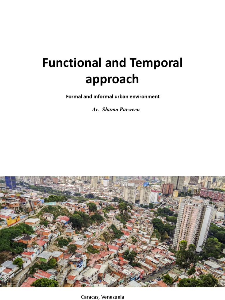 Functional And Temporal Pdf Slum Economies