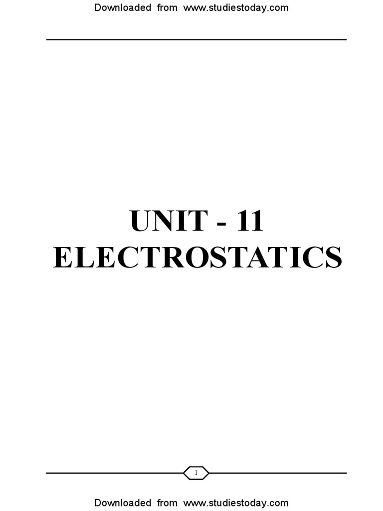 Neet Ug Physics Electrostatics Mcqs Pdf Pdf Capacitance Electric