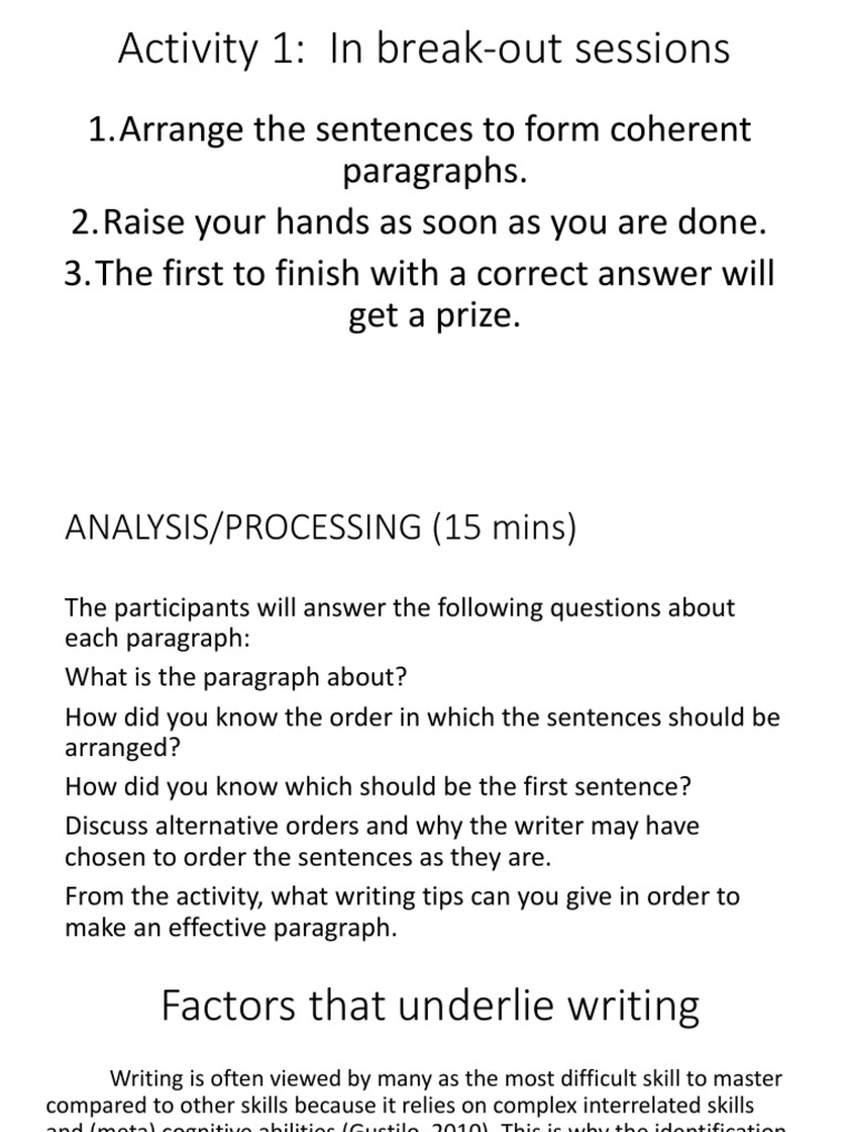 Day 2 FINAL Paragraph Development | PDF | Fuels | Essays