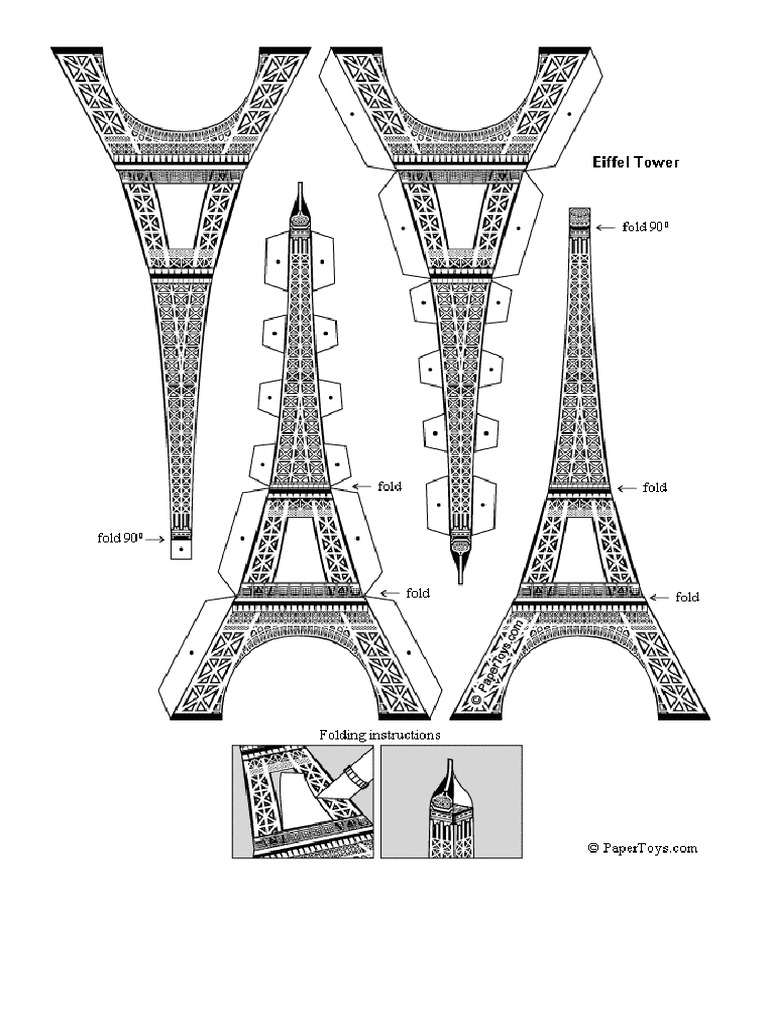 Eiffel Tower Template | PDF