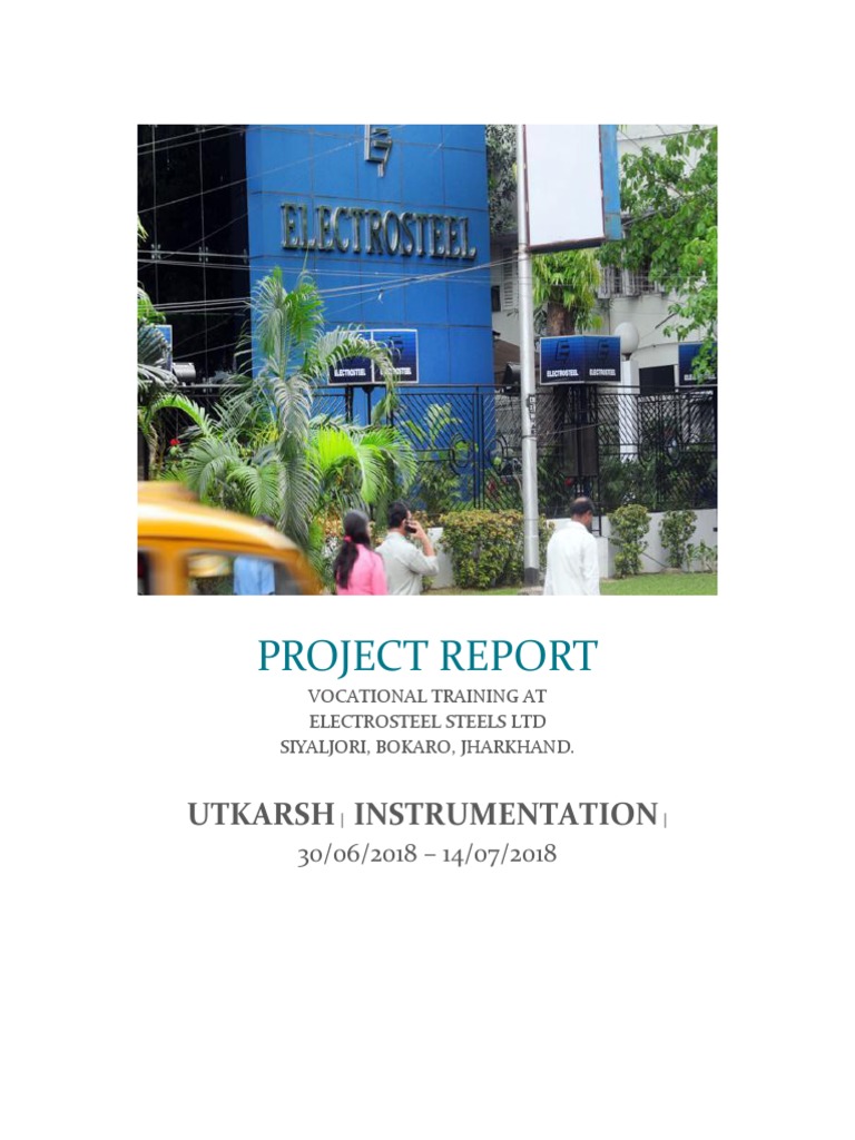 Project Report Instrumentation | PDF | Level Of Measurement | Pressure ...