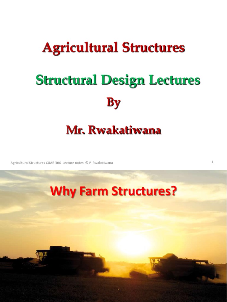 Agricultural Structures 2019 | PDF | Bending | Beam (Structure)
