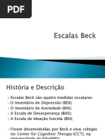 Escalas Beck - BDI, BHS, BAI, BSI | PDF | Suicídio | Depressão