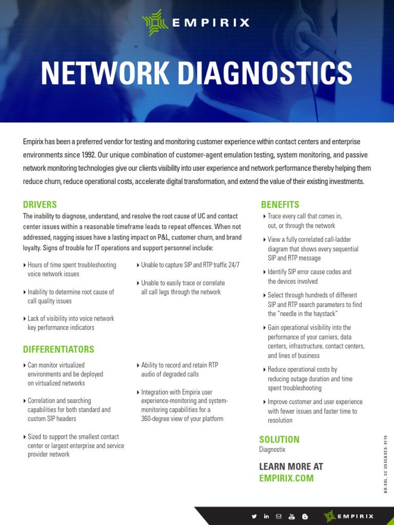 BR Diagnostix Network Diagnostics | PDF | Session Initiation Protocol ...