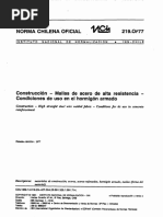 Nch0203 of 2006 Acero para Uso Estructural | PDF