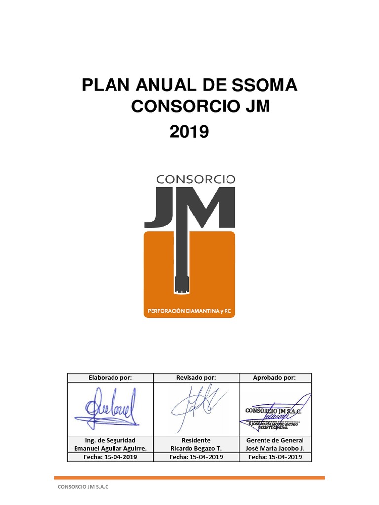 Plan SSO 2019. | PDF | Sistema de información geográfica | Planificación