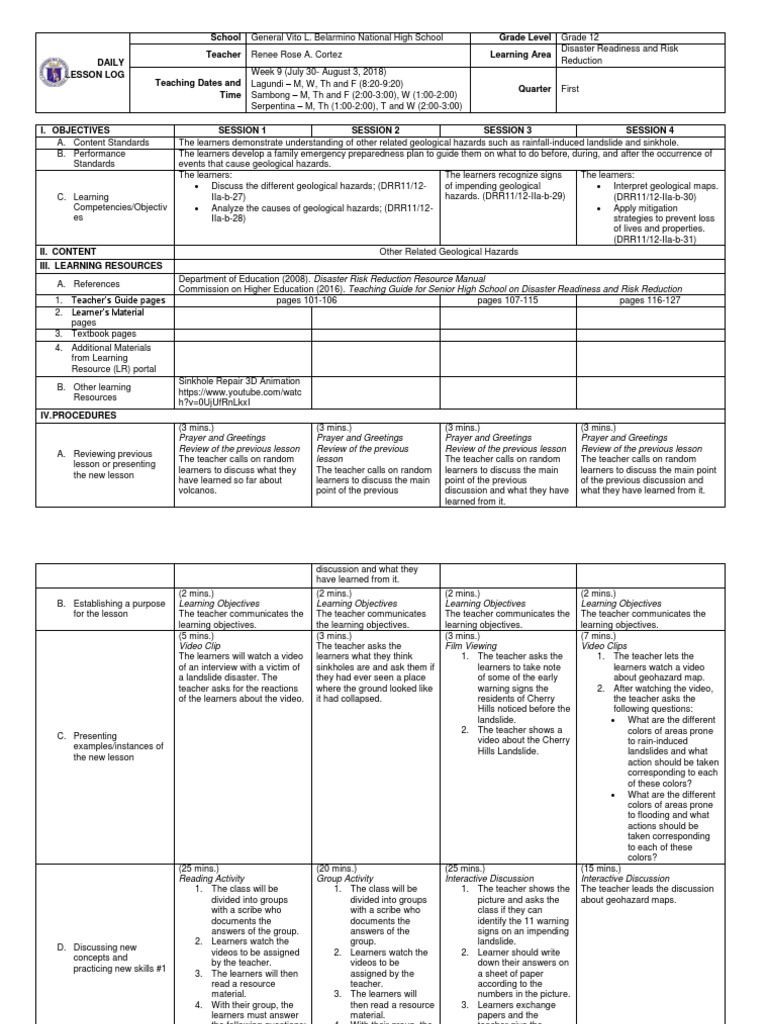 Preparing for Disaster: Developing a Family Emergency Plan to Reduce ...