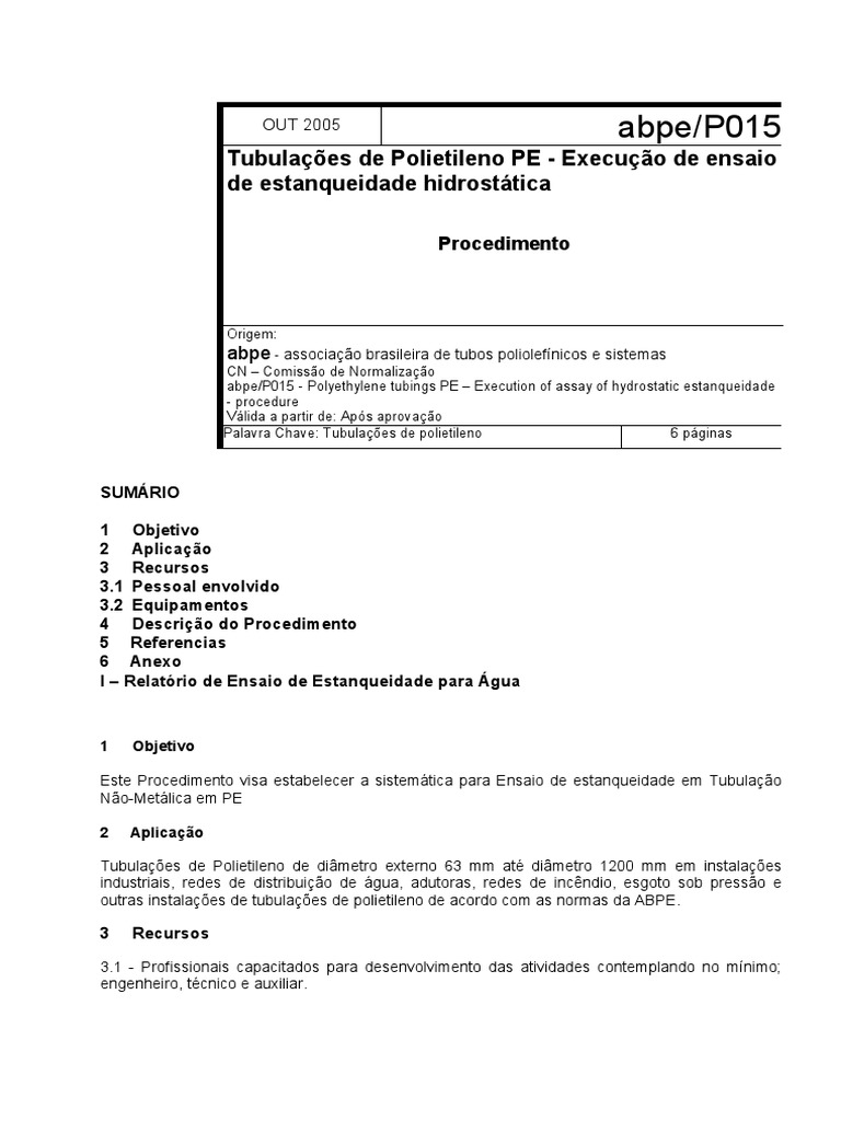 P015 Estanq de em Tubos | PDF | Pressão | Temperatura