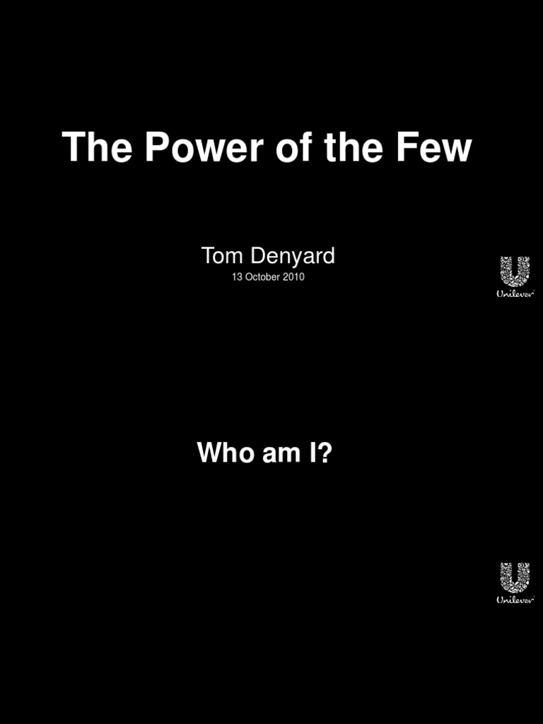 Unilever Tom Denyard | PDF | Facebook | Blog