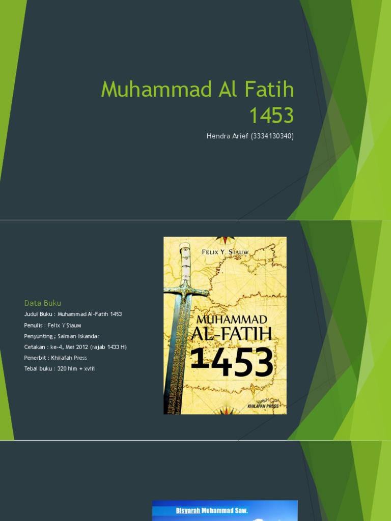Muhammad Al Fatih 1453 | PDF