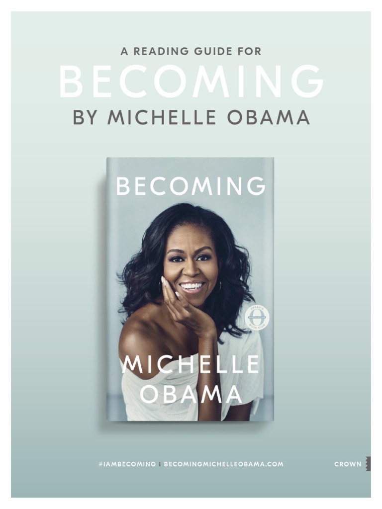 "Becoming" Reading Guide by Michelle Obama | PDF | Michelle Obama ...