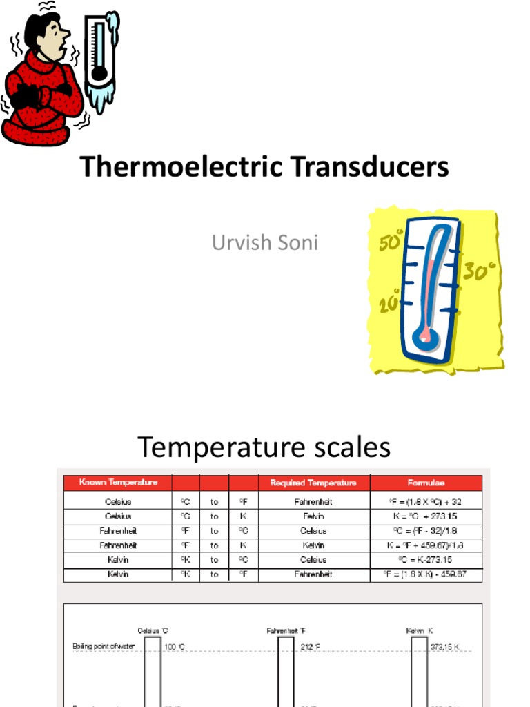 Thermoelectric Transducers PDF | PDF | Thermocouple | Electricity