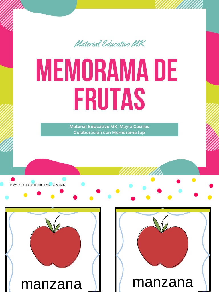 Memorama de Frutas Min | PDF