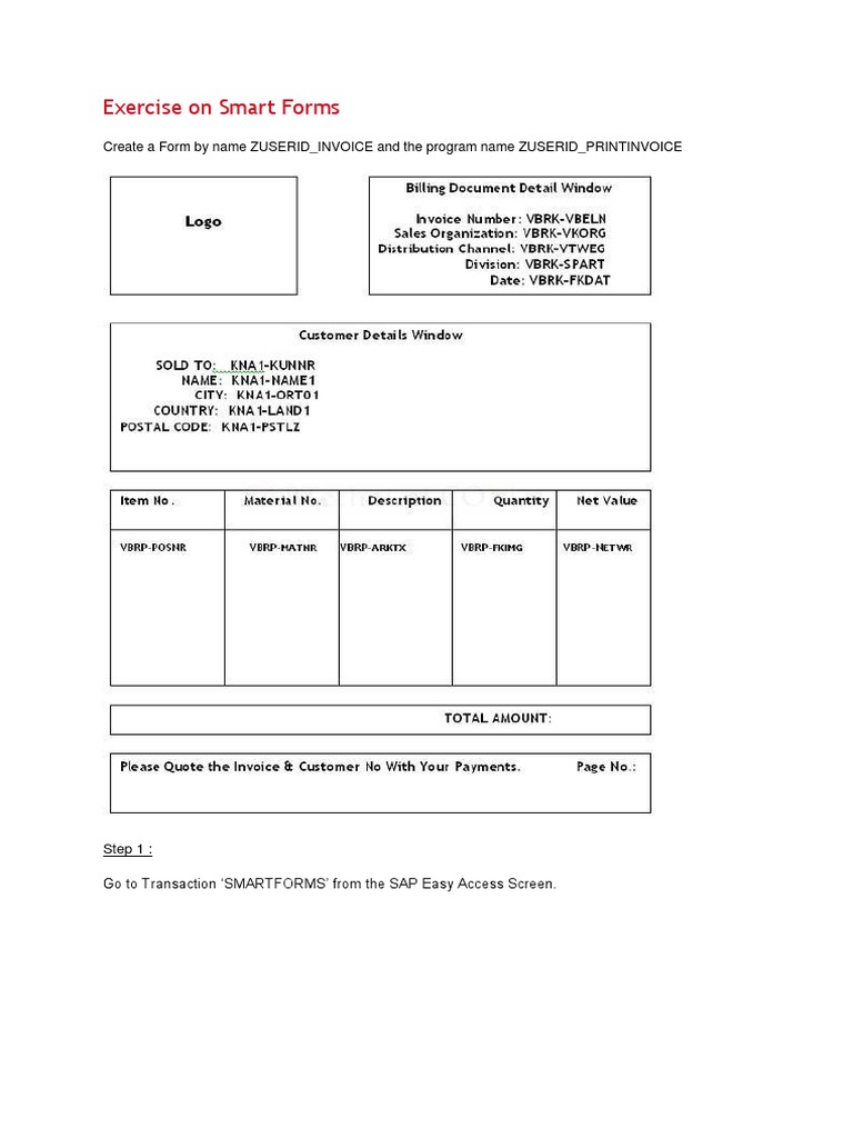 Smart Form D | PDF | Screenshot | Subroutine