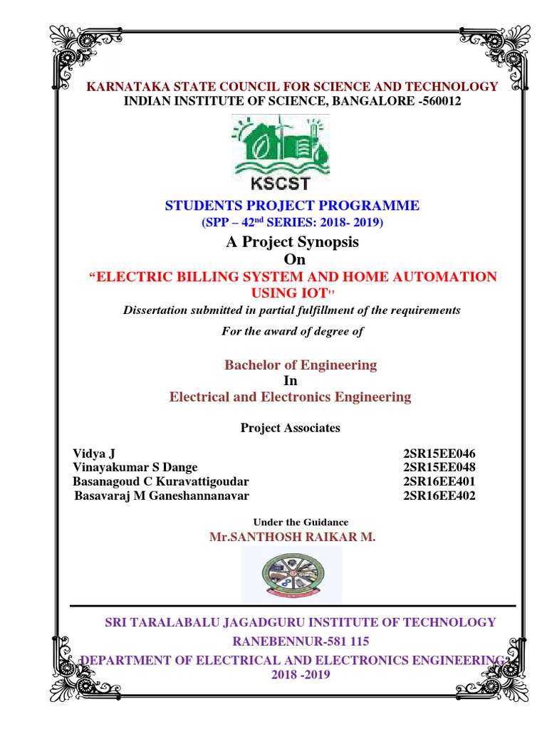KSCST Cover Page Final | PDF