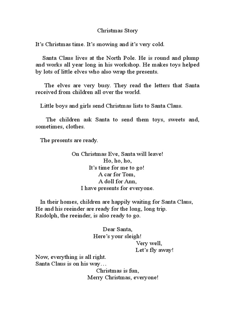 Christmas Story | PDF