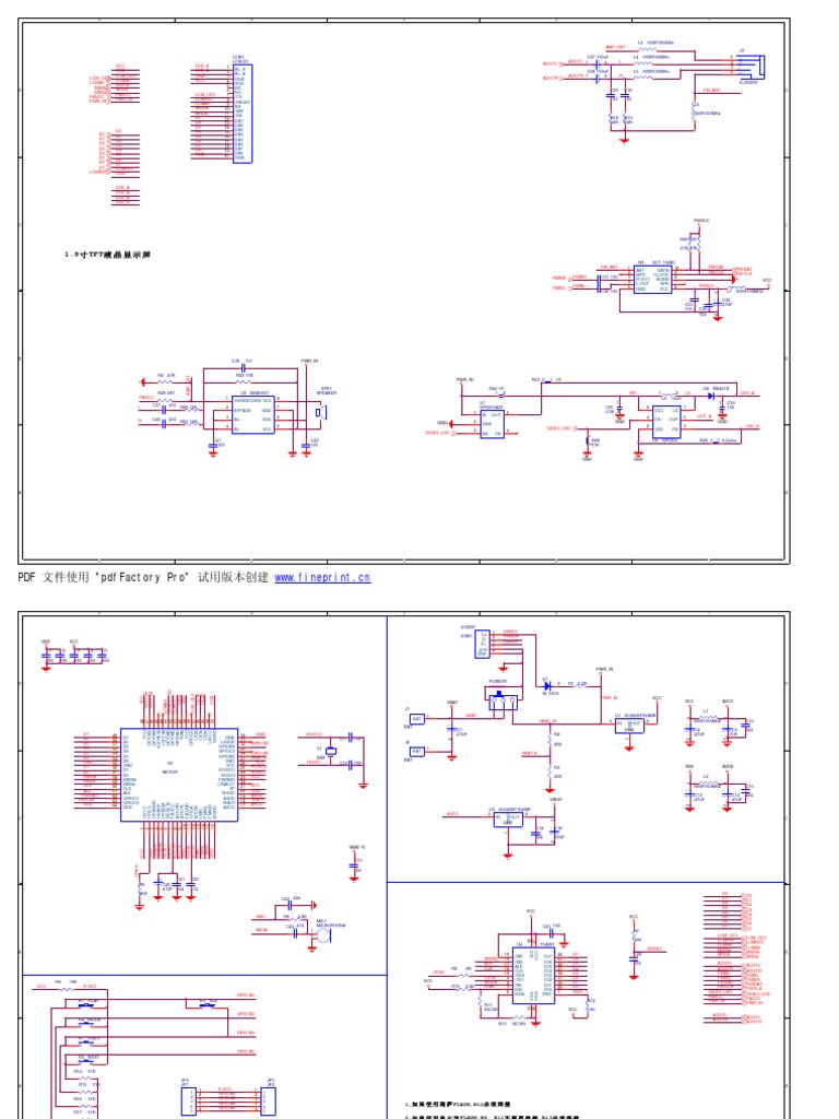 Circuit Diagram of a 1.8-Inch TFT Liquid Crystal Display with ...