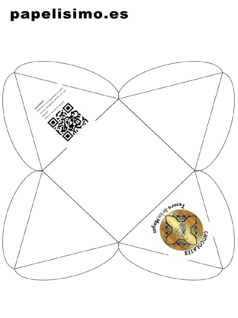 Plantilla Caja Triangulo | PDF