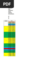 Turning Schedule | PDF