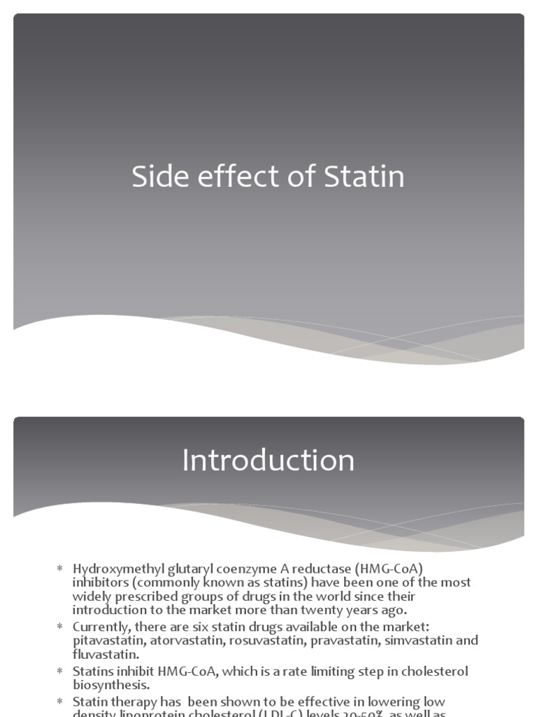 Effect of Statin | PDF | Statin | Diabetes Mellitus