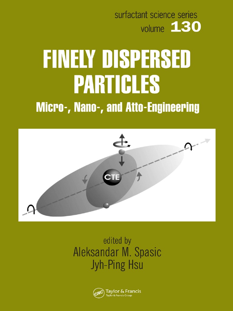 Finely Dispersed Particles | PDF | Surfactant | Surface Science