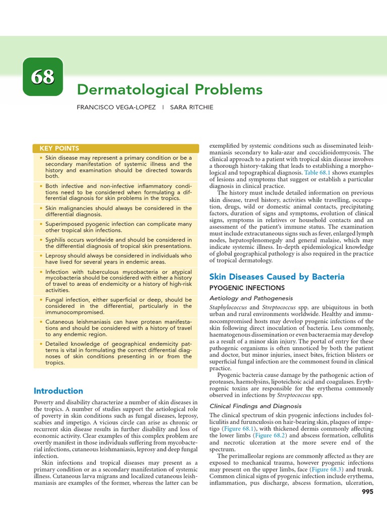 Dermatological Problems: Skin Diseases Caused by Bacteria | PDF ...