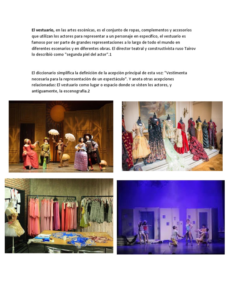 El Vestuario y Teatro | Moda | Moda y belleza