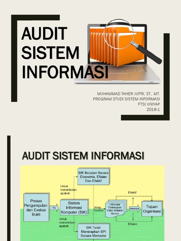 Pertemuan 4 - Konsep Audit Sistem Informasi | PDF