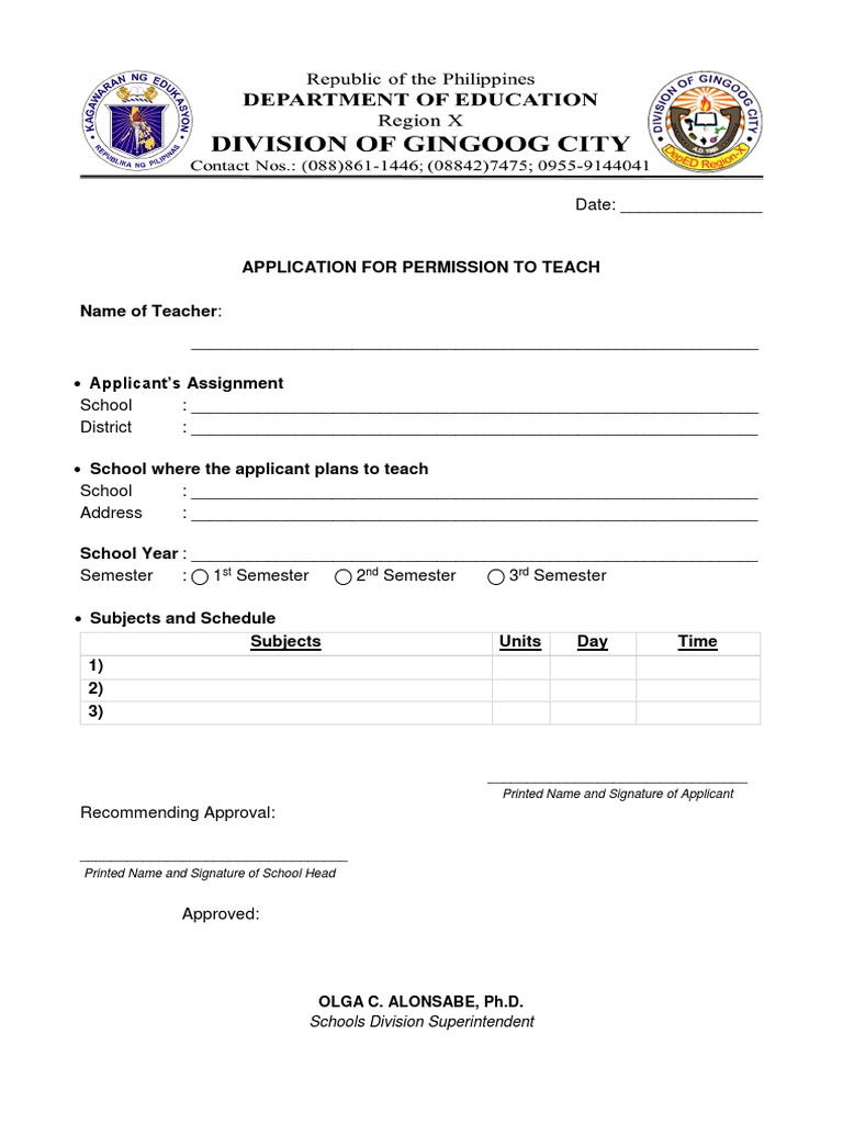 Permit To Teach-Ec7618 | PDF