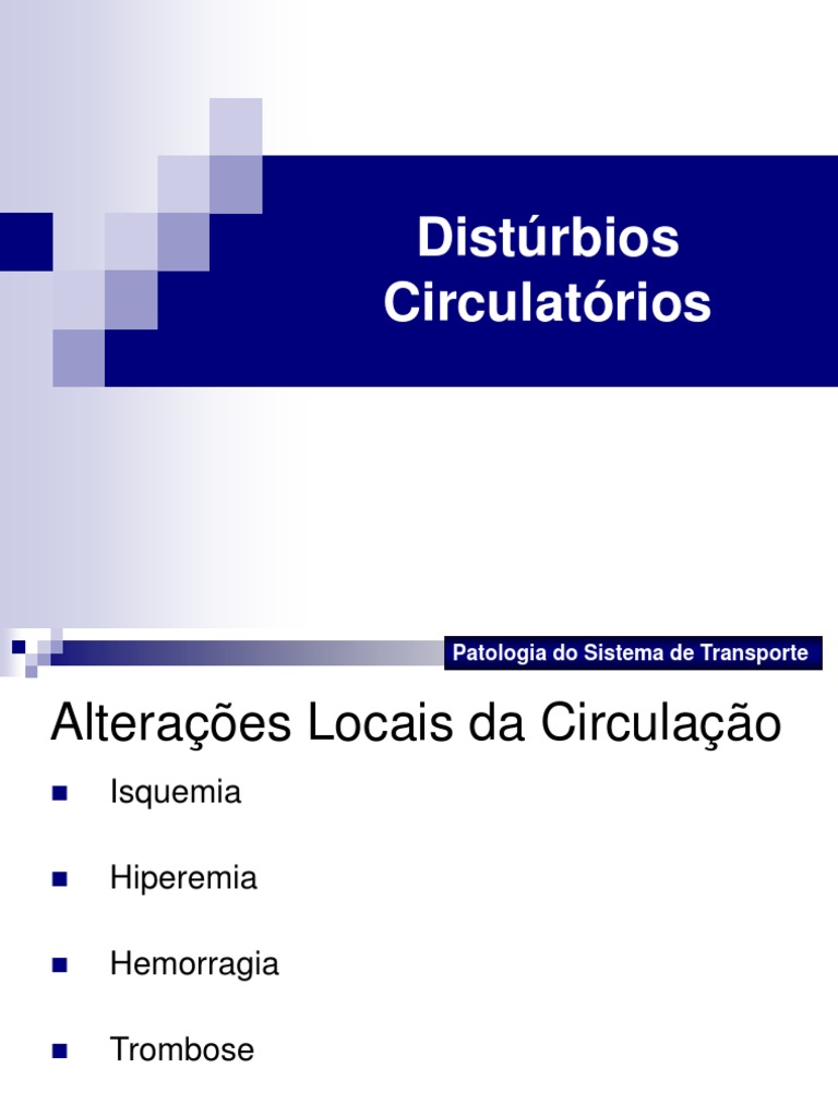 Aula 6 - Hiperemia | PDF | Sistema circulatório | Anatomia