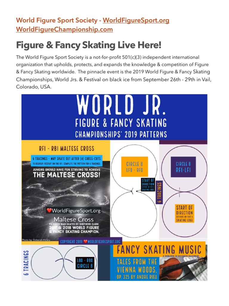 World Figure & Fancy Skating Event 2019 | PDF