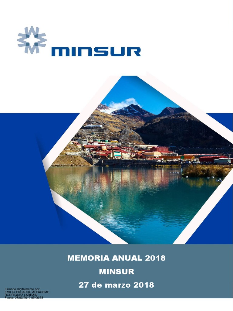 Minsur PDF | PDF | Minería | Balance de pagos