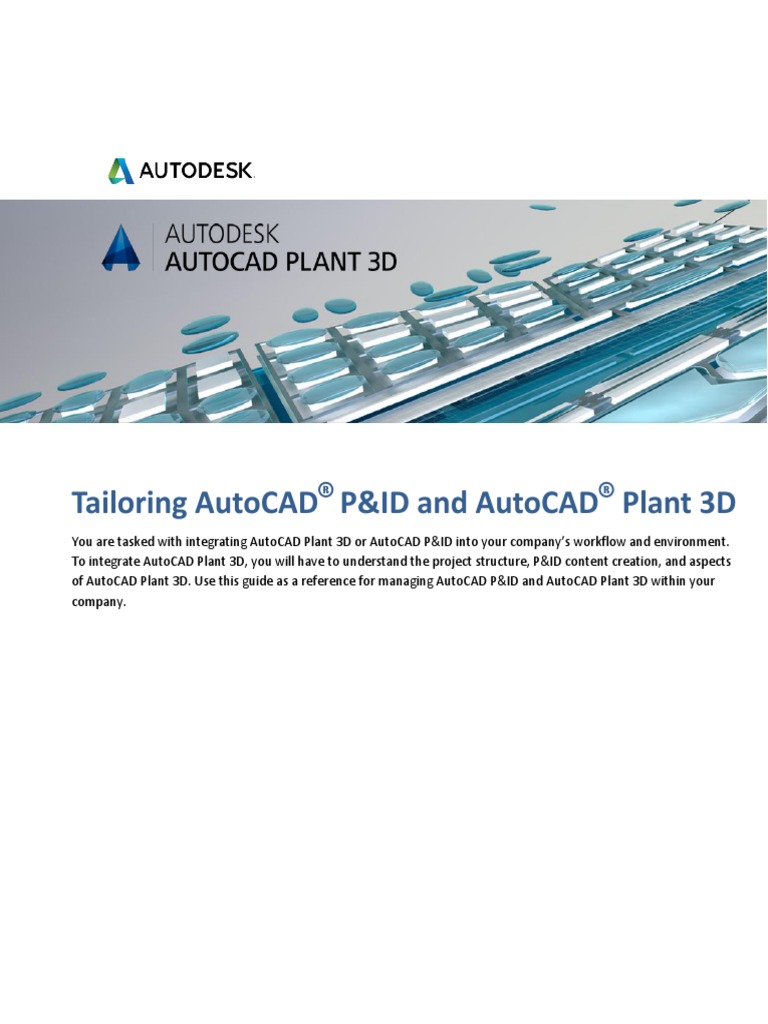 Tailoring Autocad P&Id and Autocad Plant 3D | PDF | Microsoft Sql Server | Databases