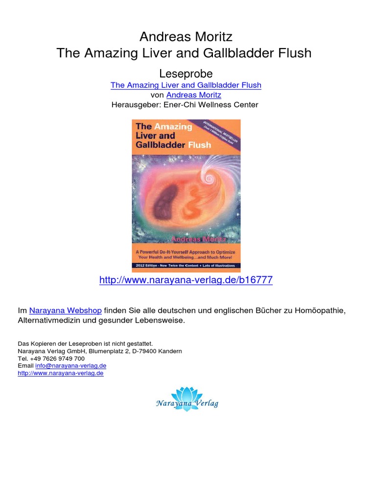 The Amazing Liver and Gallbladder Flush Andreas Moritz.16777 ...
