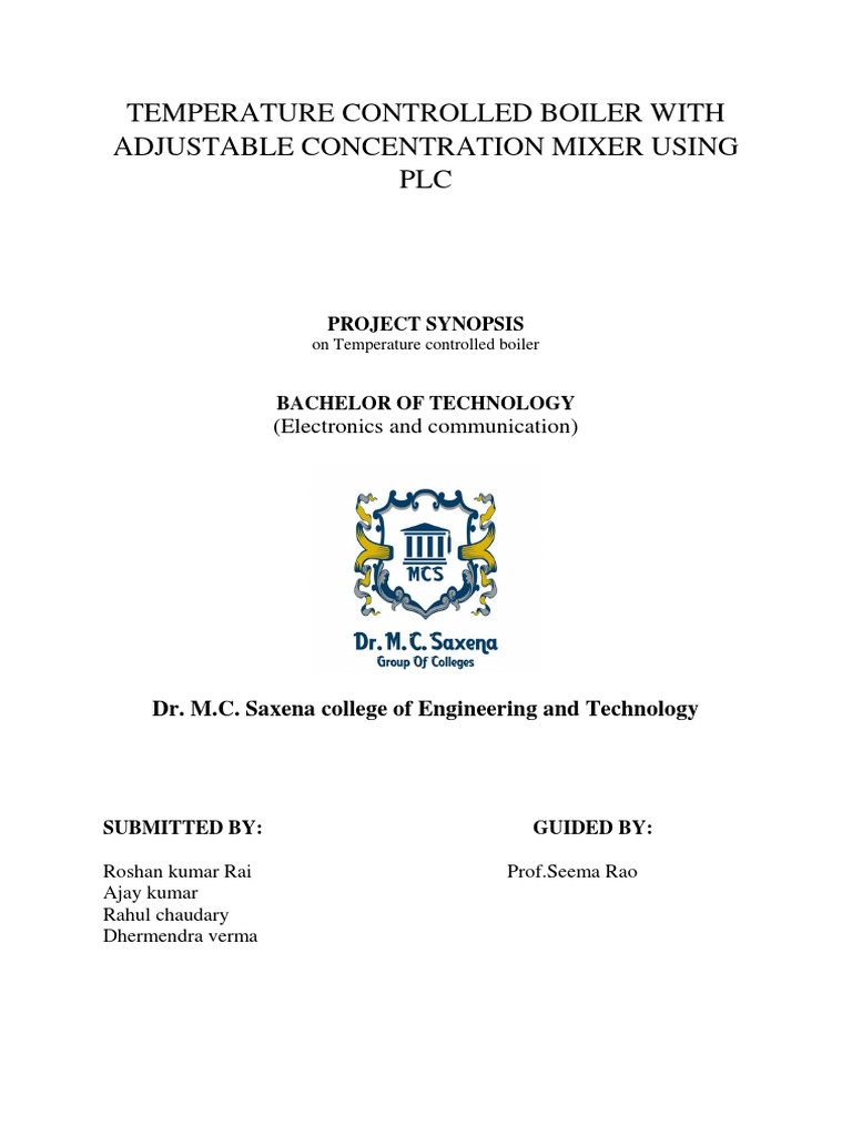 Control of Boiler Operation Using PLC - SCADA | PDF | Programmable Logic Controller | Scada