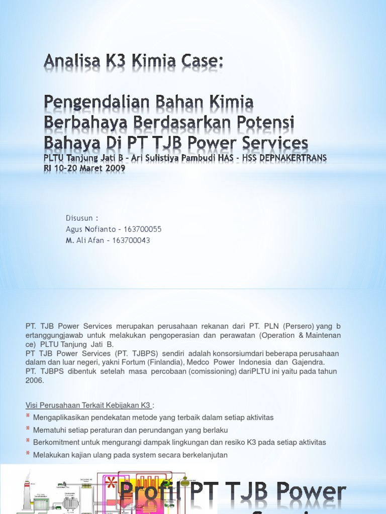 Analisa K3 Kimia Case | PDF